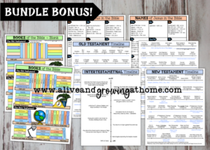 Bible Activity Pages Bundle