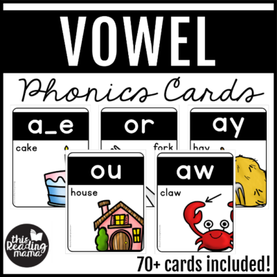 Vowel Phonics Cards